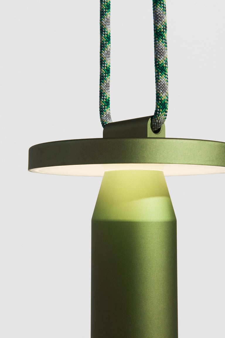 Petite Friture Quasar Portable Table Lamp in Olive Green Aluminium by ...