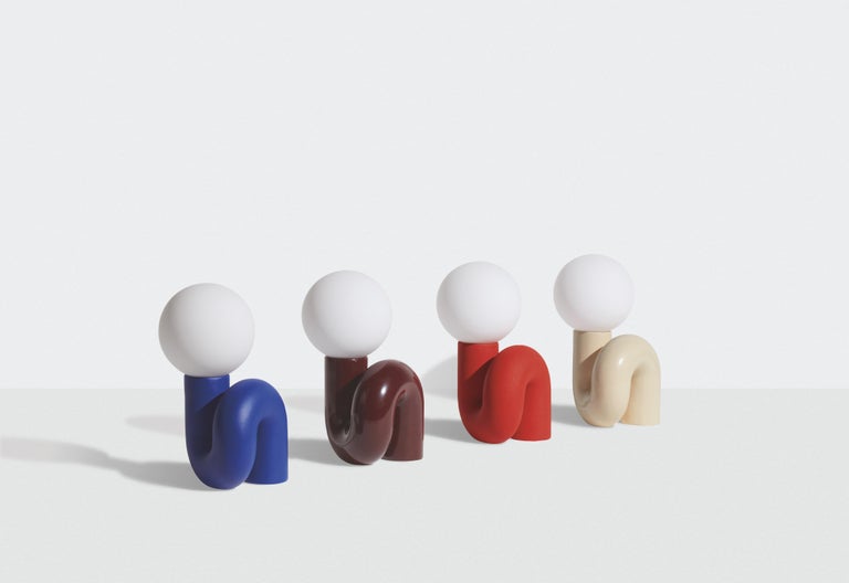 Petite Friture Small Neotenic 2700K Table Lamp in Vermilion Glass by ...