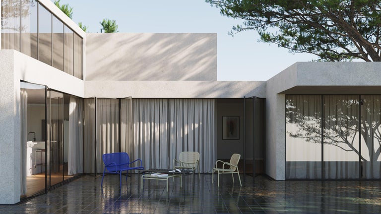 Petite Friture Week-End Coffee Table in Saffron Aluminium, 2017 For ...