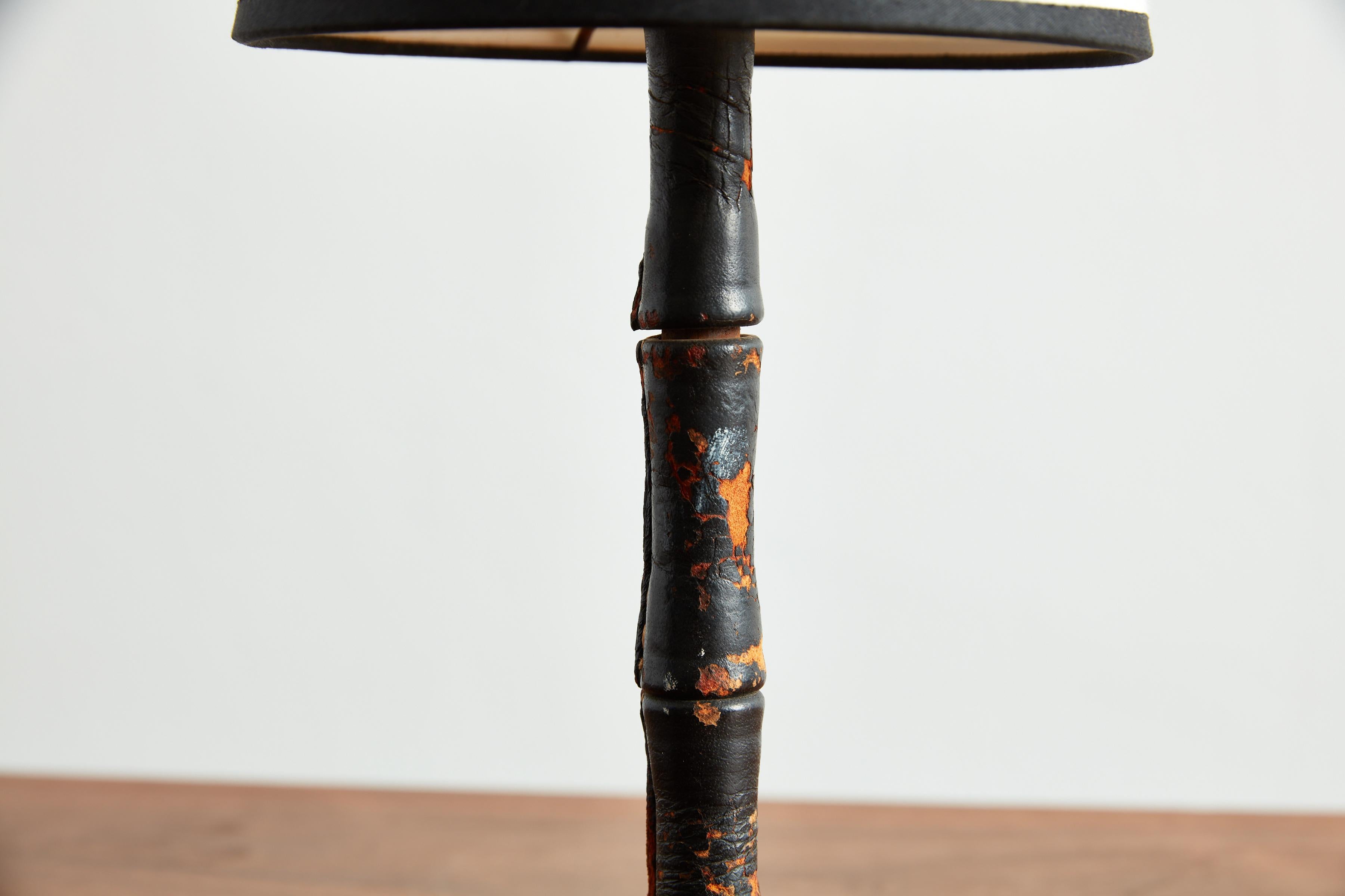 Petite Jacques Adnet Table Lamp For Sale at 1stDibs