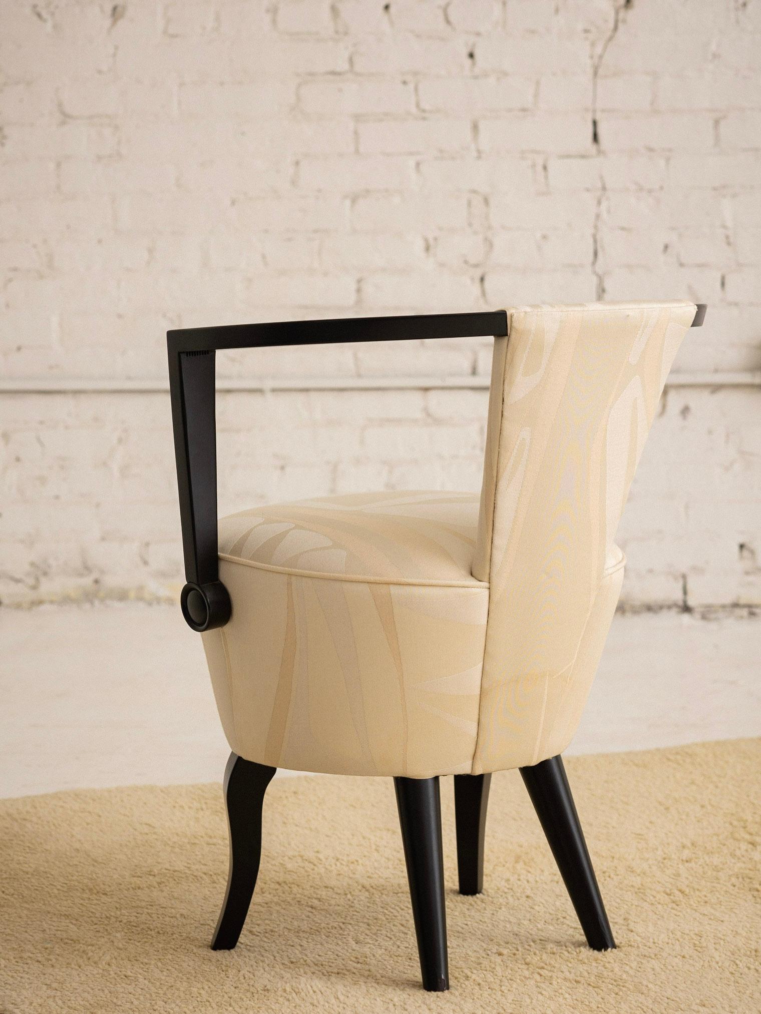 Petite Lacquered Armchair by S.P.A. Tonan and Co, Italy For Sale at 1stDibs