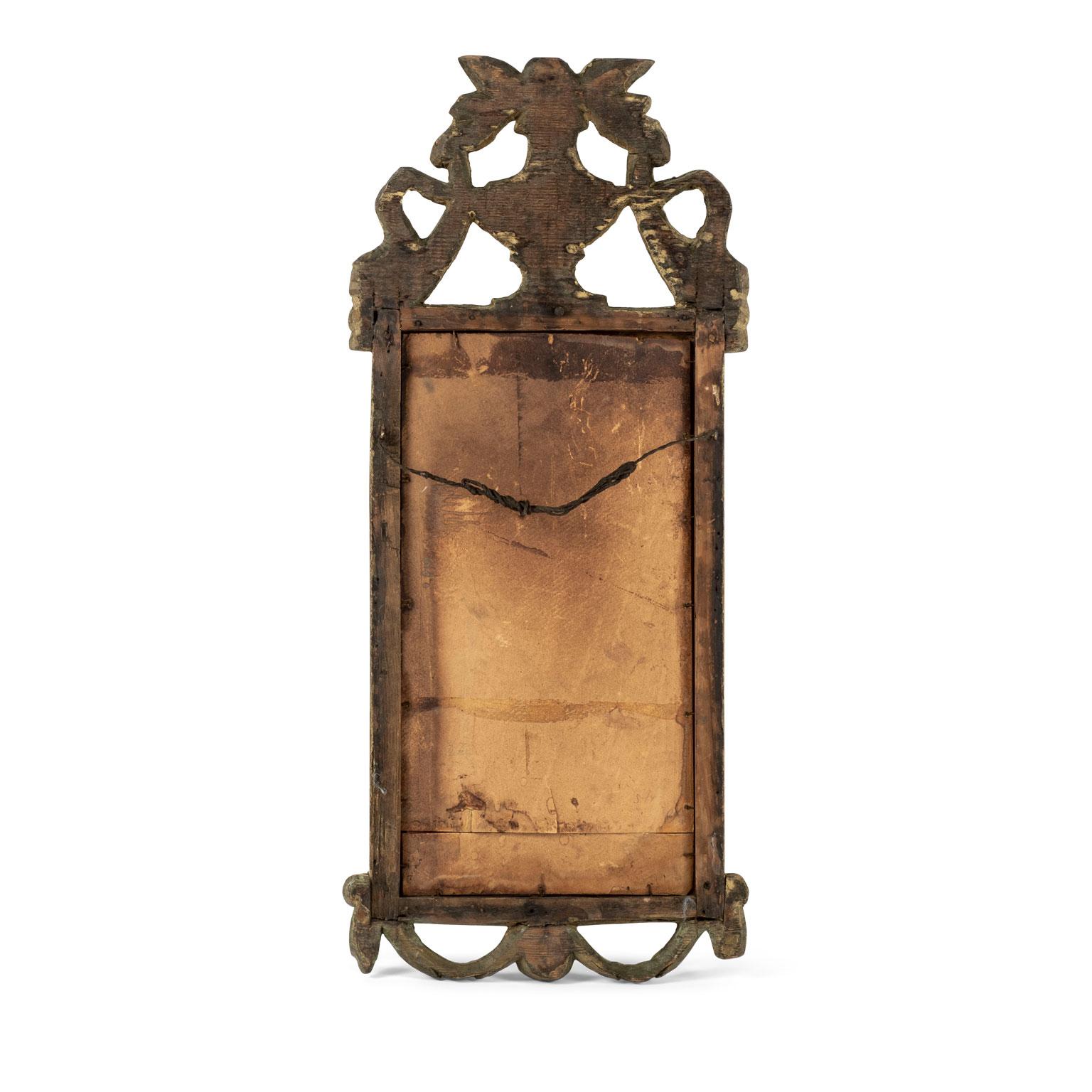 Petite Louis XVI Giltwood Mirror at 1stDibs