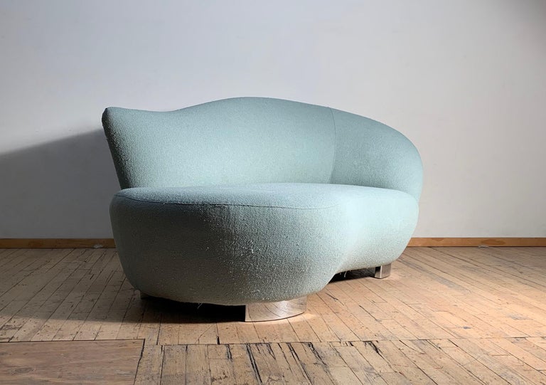 Petite Vladimir Kagan Loveseat Cloud Sofa / Chaise Lounge 'Pair ...