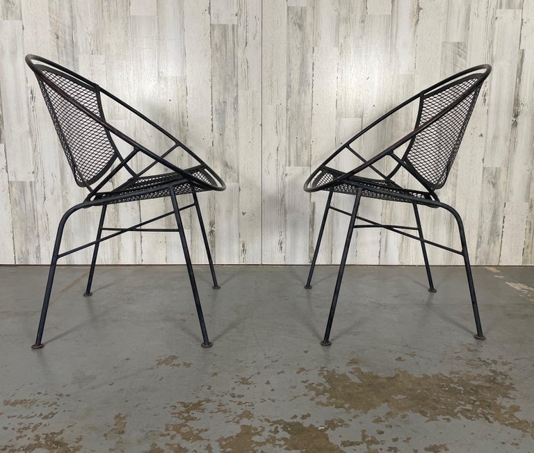 Petite Salterini Style Radar Chairs- A pair For Sale at 1stDibs
