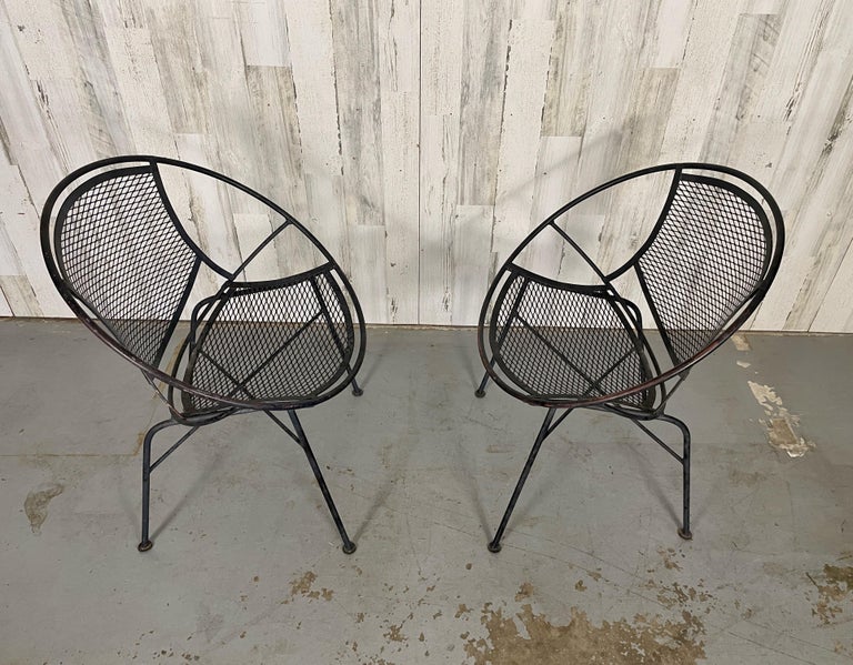 Petite Salterini Style Radar Chairs- A pair For Sale at 1stDibs