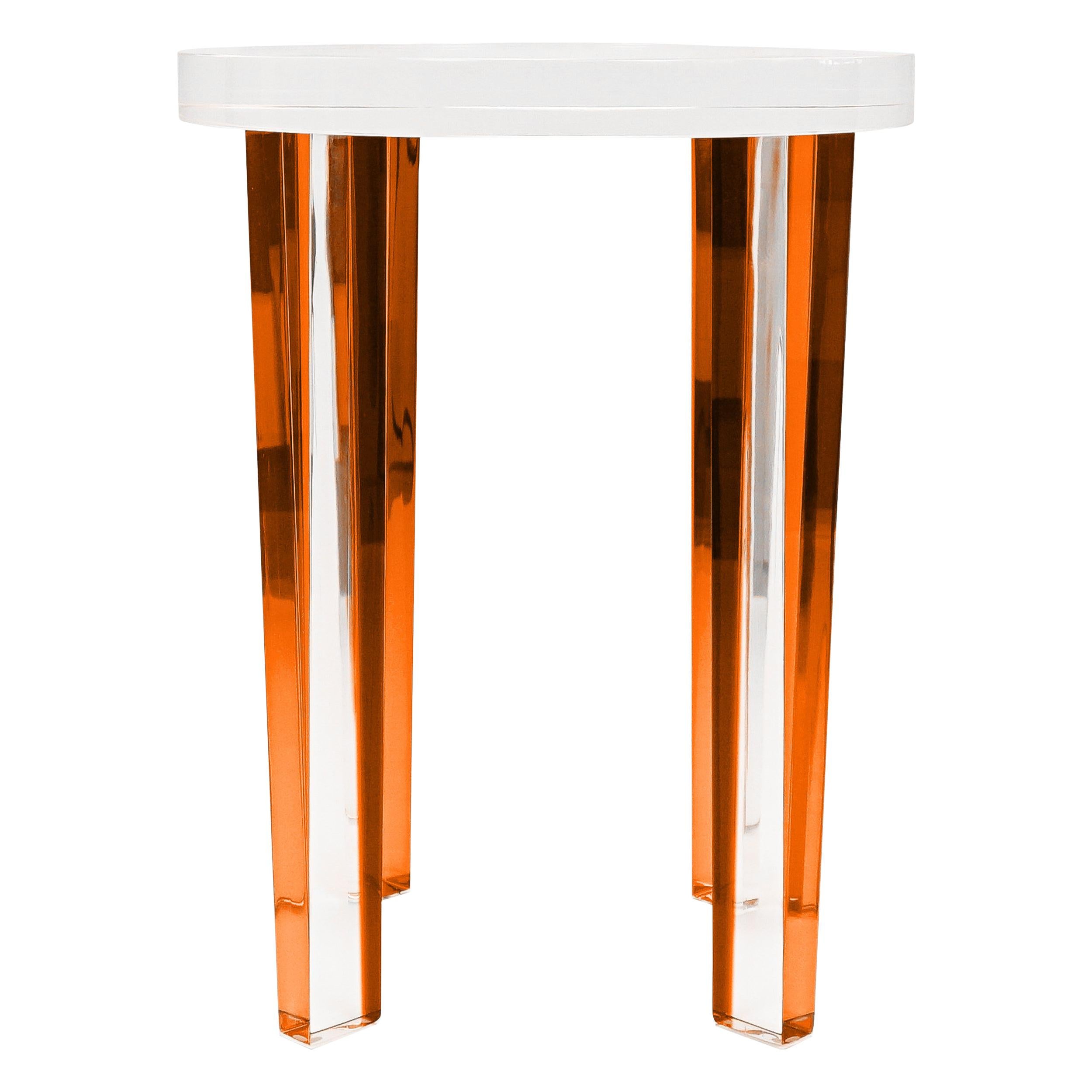 Haziza Lucite Side Table at 1stDibs
