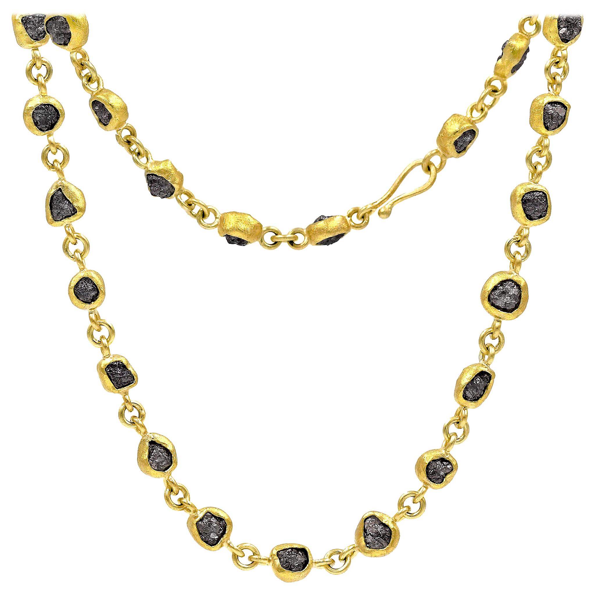 Petra Class 38.0 Carat Diamond High-Karat Gold Handmade Heavy Chain ...