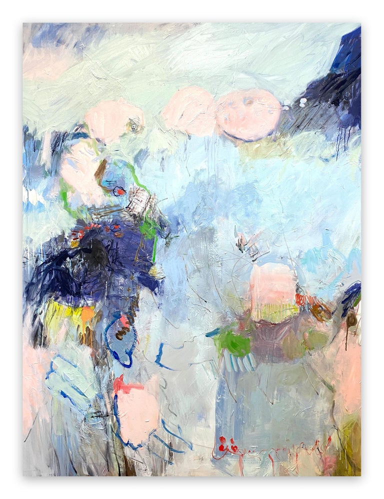 Petra Schott - Childhood memories (Abstract Painting) at 1stDibs