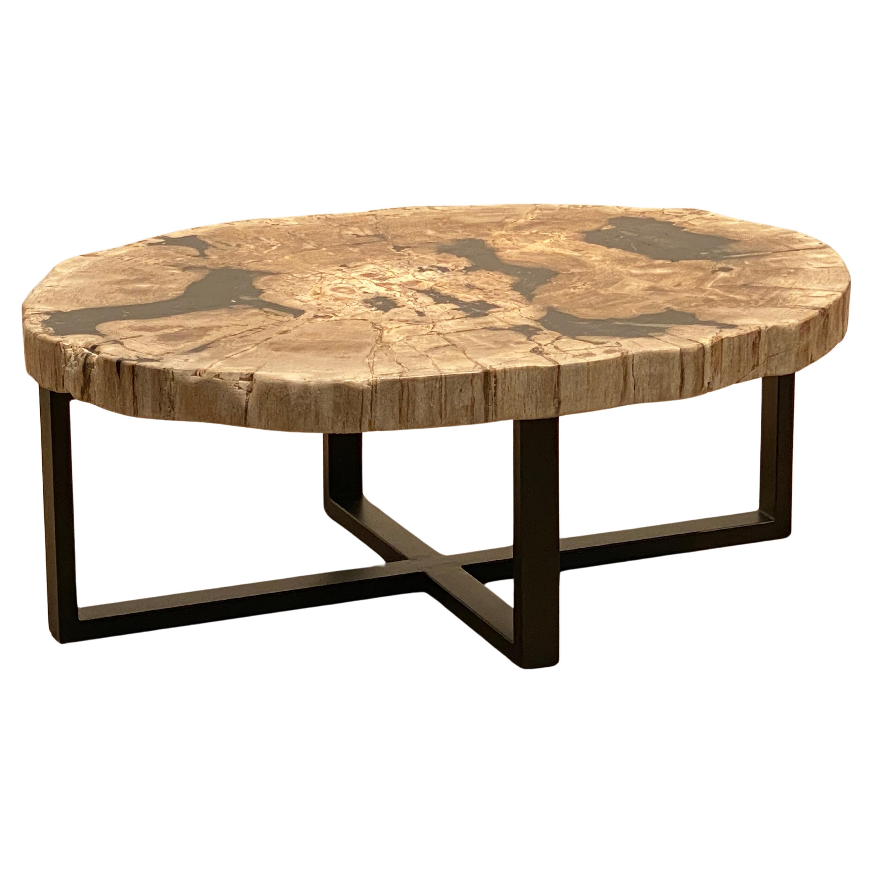 Irregular Maka Wood Coffee Table at 1stDibs | irregular wood coffee table