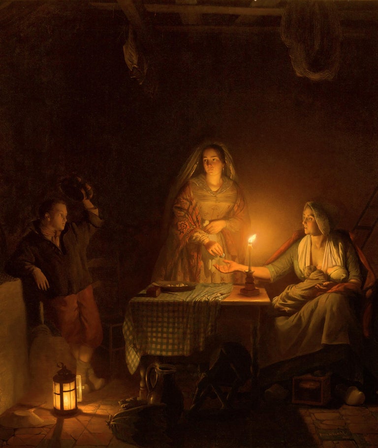 Petrus Van Schendel - By Candlelight By Petrus Van Schendel For Sale at ...