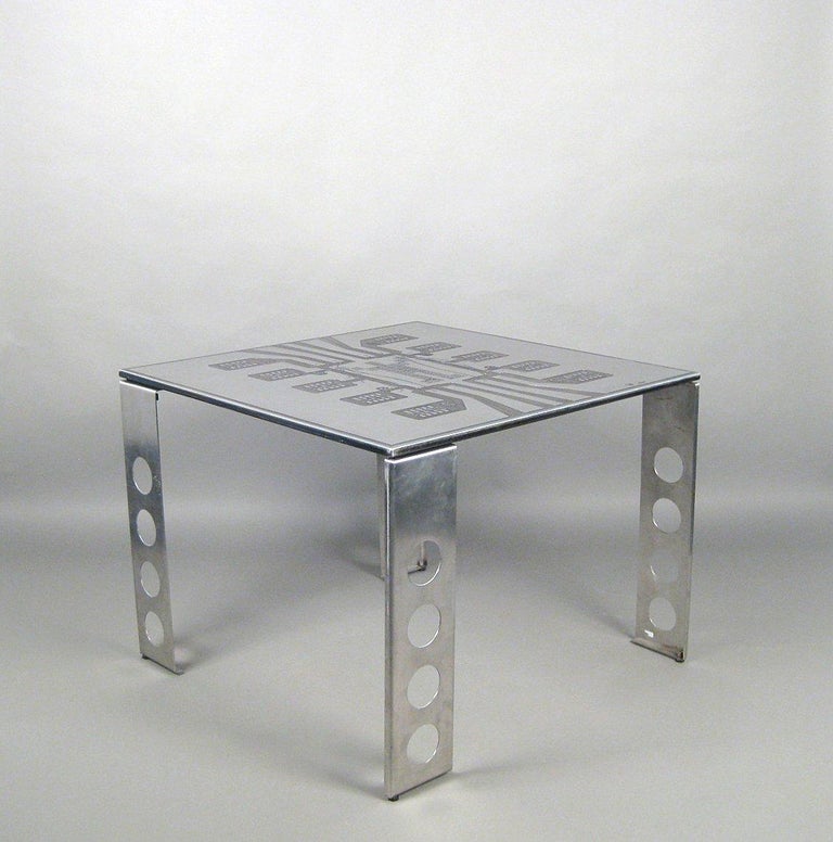 Petrus Wandrey, Signed and numbered edition metal Dining Table, Model ...