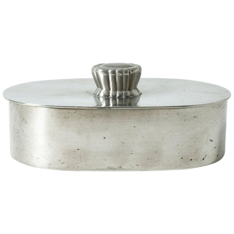 Pewter Box from GAB, Sweden, 1930s at 1stDibs