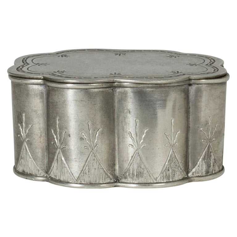Pewter Box from Herman Bergman For Sale at 1stDibs