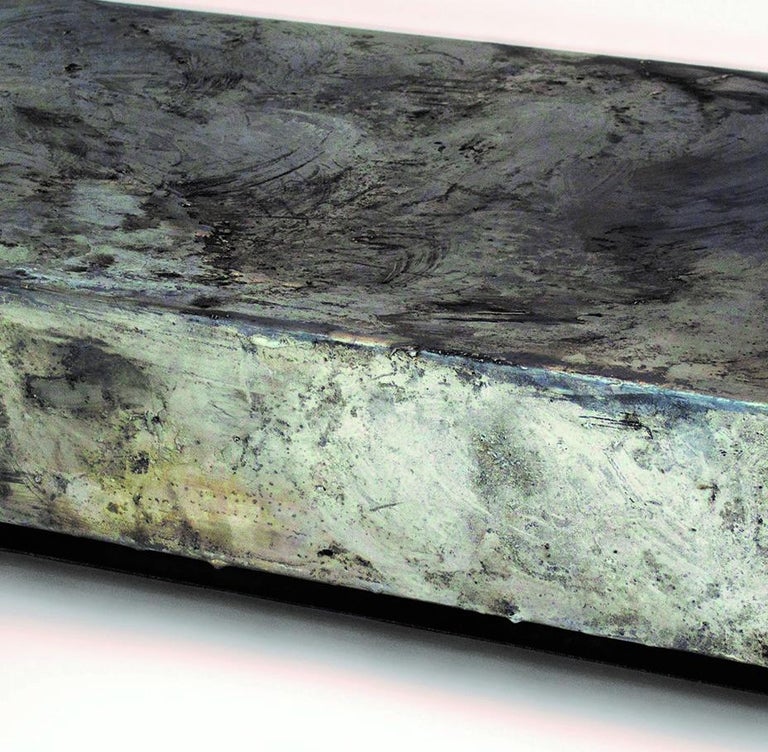 Pewter Coffee Table by Gentner Design For Sale at 1stDibs
