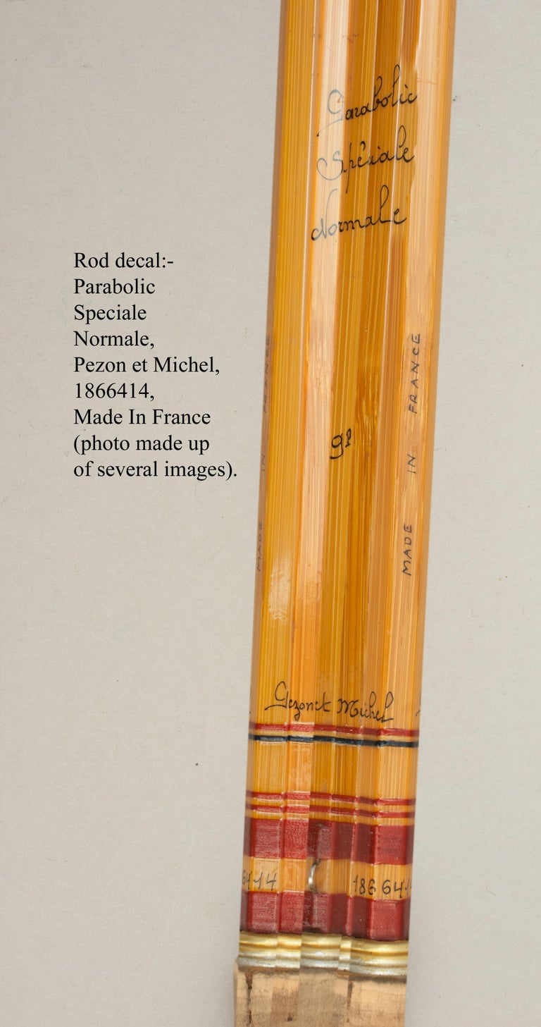 Pezon Et Michel Parabolic Split Cane Trout Fly Fishing Rod For Sale at ...