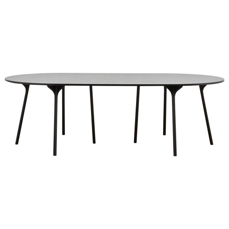 PH Circle Table, Black Oakwood Legs, Veneer Table Plate and Edge For ...