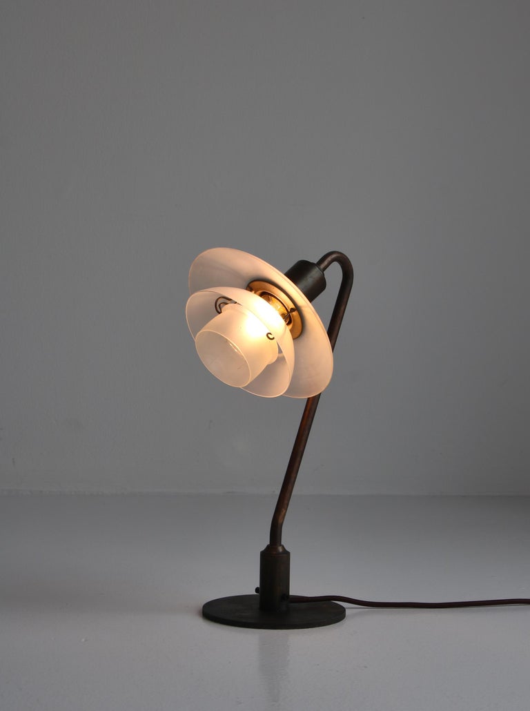 PH Table Lamp "Snowdrop" by Poul Henningsen Made at Louis Poulsen and ...