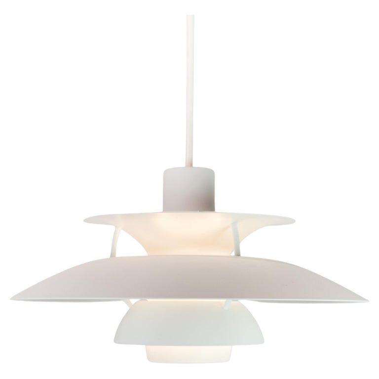 PH5 Pendant Lamp Monochrome White Designed at 1stDibs