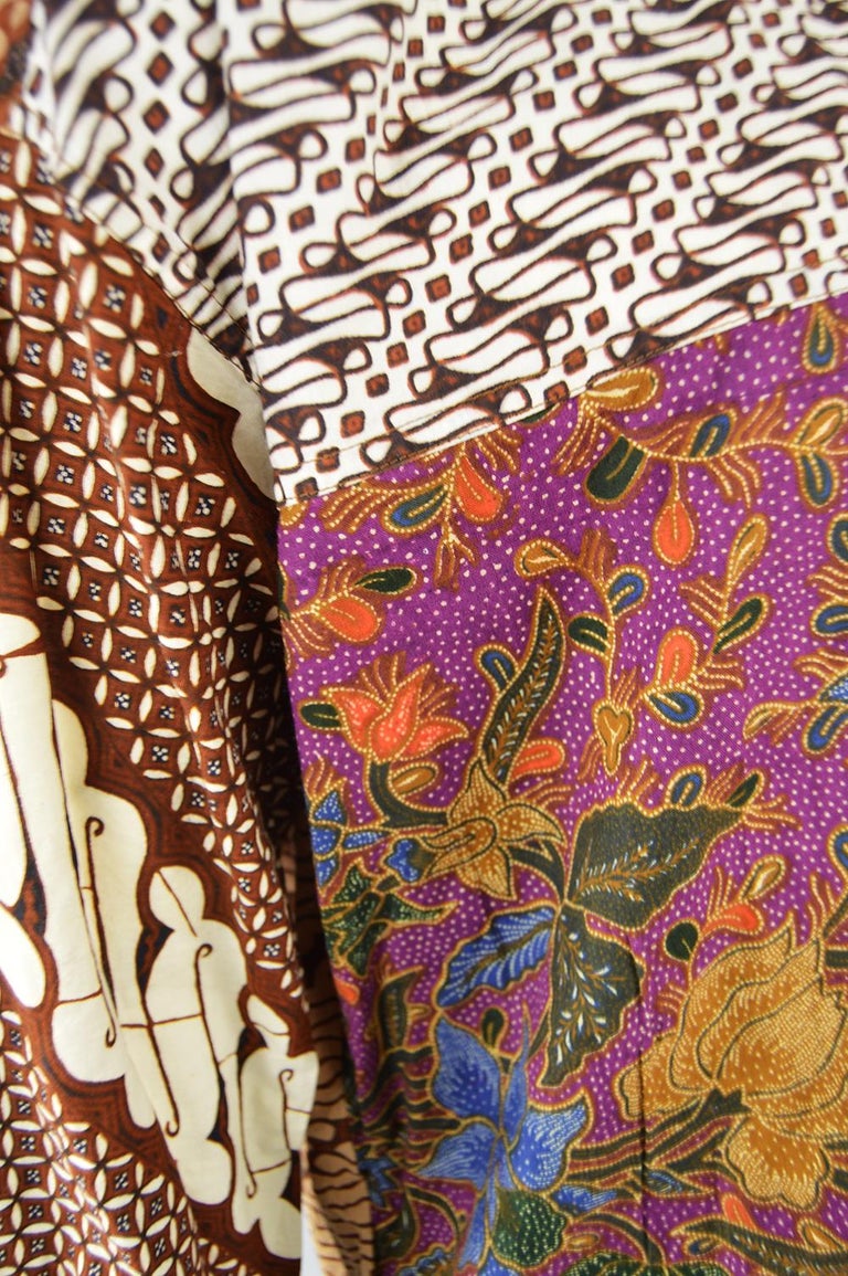 Phaze Hand Printed Indonesian Batik Patchwork Men's Vintage Long Sleeve ...