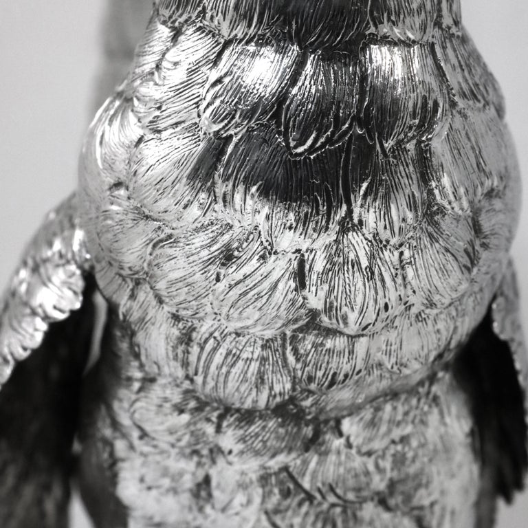 Pheasant by Alcino Silversmith 1902 in Sterling Silver 925 with Bone ...