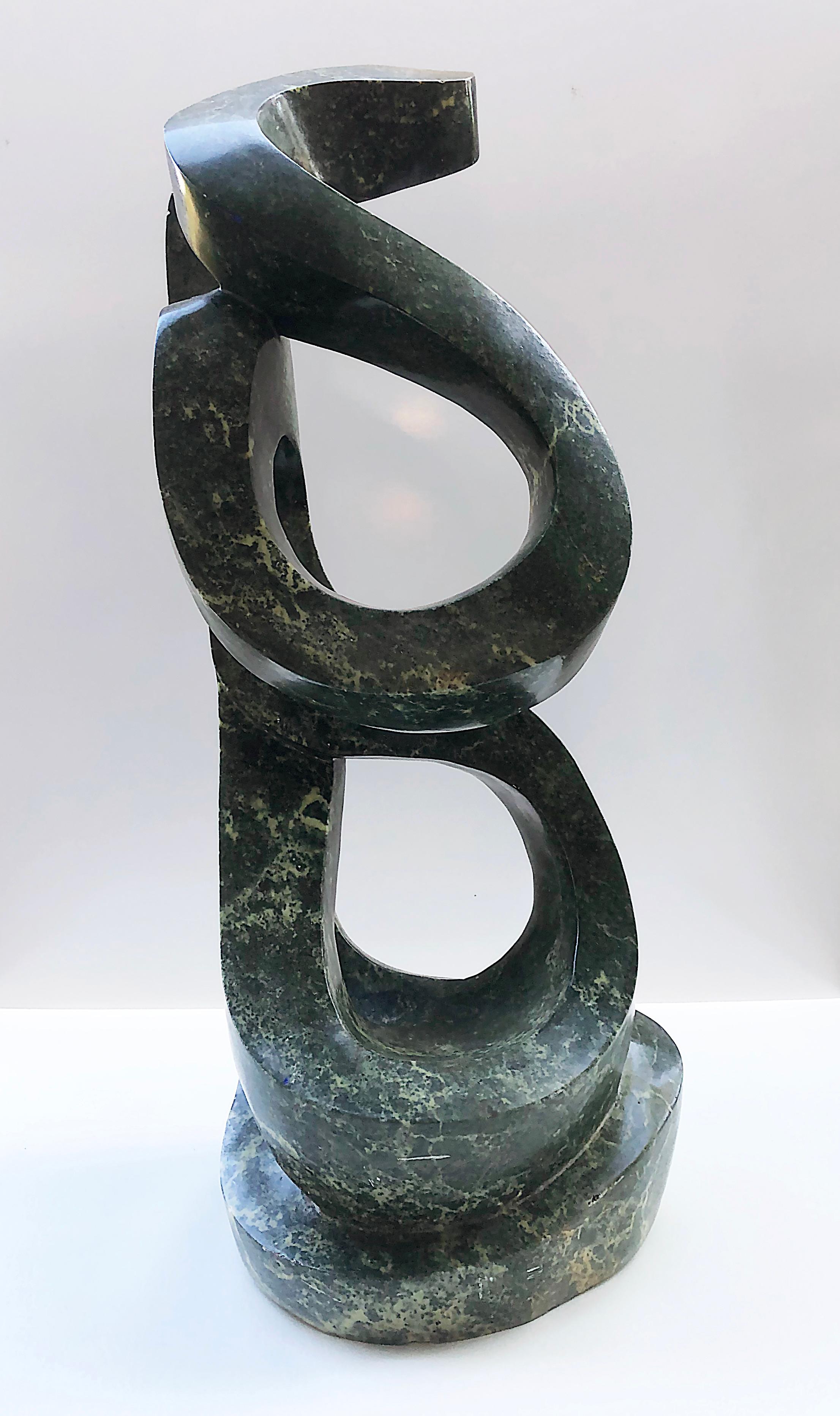 Pheoleen Gandari Abstract African Shona Stone Sculpture For Sale at 1stDibs