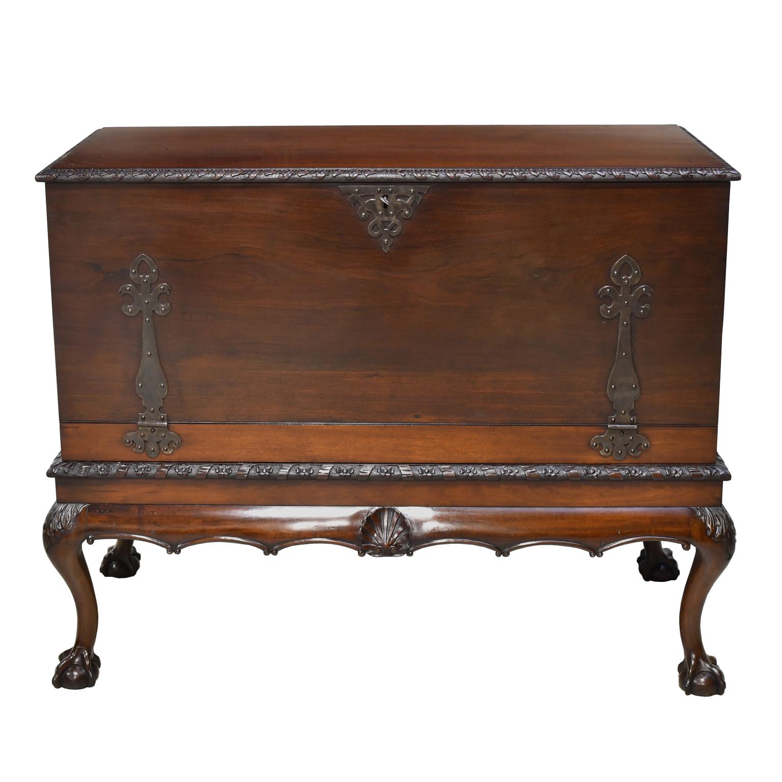 Philadelphia Centennial Mahogany Chest on Stand with Ball and Claw Feet ...