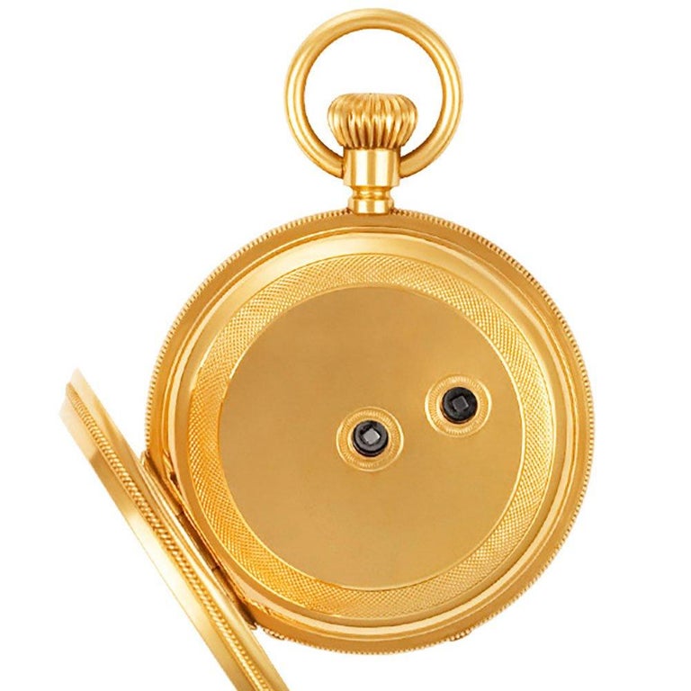Philadelphia Watch Co. Pocket Watch in 18k Yellow Gold, Single Sunk ...