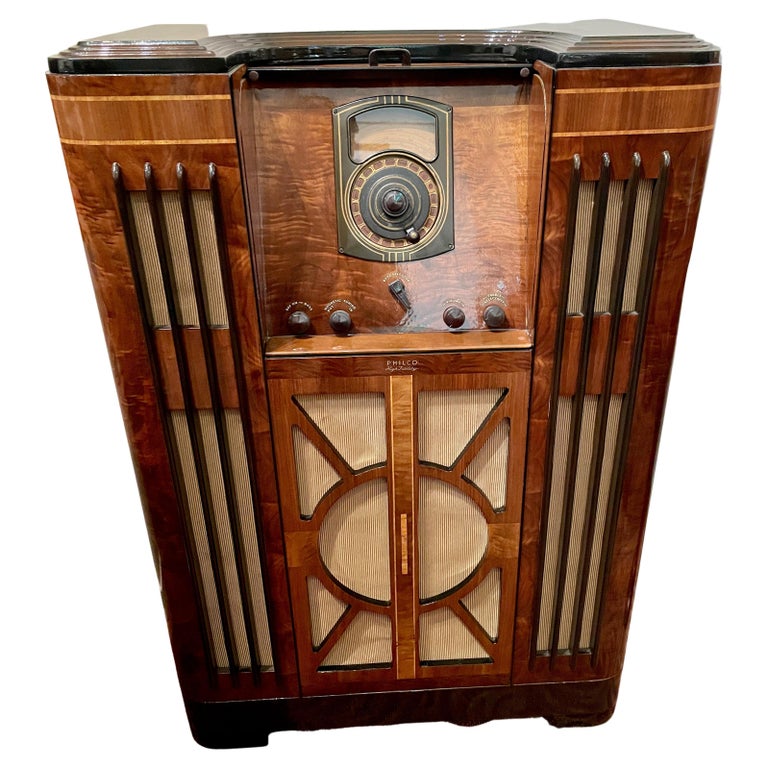 Philco 38-690 Super 'Hi-Fi' Console Radio 1938 Bluetooth at 1stDibs