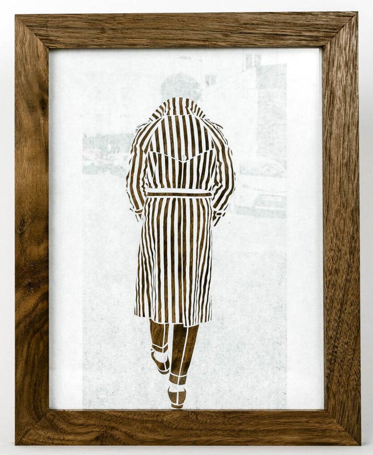 Philip A. Robinson Jr. - "Portrait Trench Coat" - Figuratif, papier ...