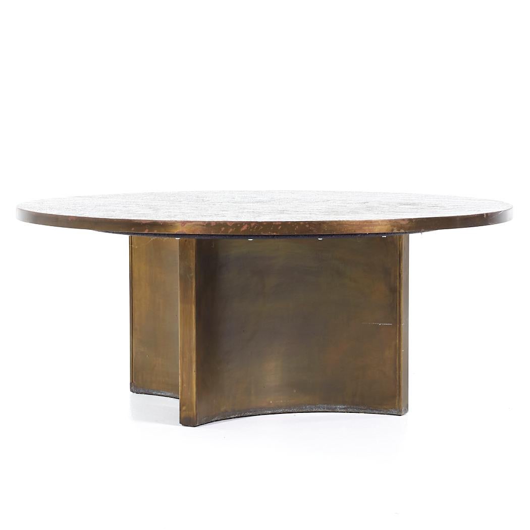 Philip and Kelvin LaVerne Mid Century Eternal Forest Bronze Coffee ...