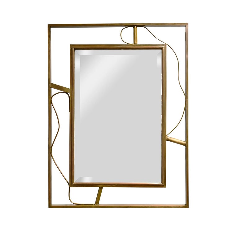 Philip and Kelvin LaVerne One-of-a-kind Sculpture Mirror 1960s, 'Signed ...