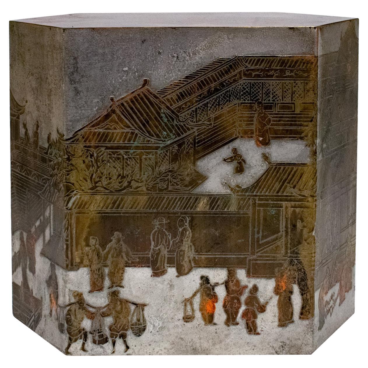 Philip and Kelvin LaVerne Spring Festival hexagonal occasional tables ...