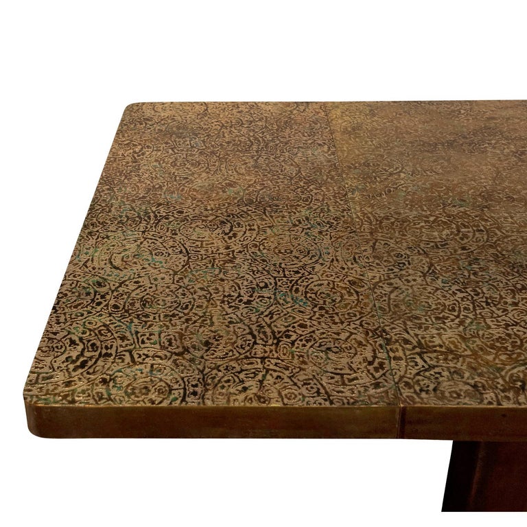 Philip and Kelvin LaVerne Unique "Etruscan Spiral Extension Dining ...