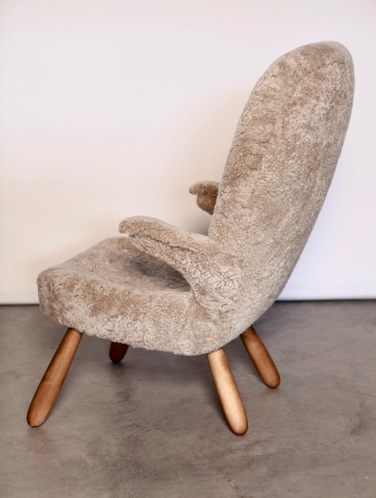 Philip Arctander, a Rare High Back 'Clam' Lounge Chair, Sweden, 1940s ...