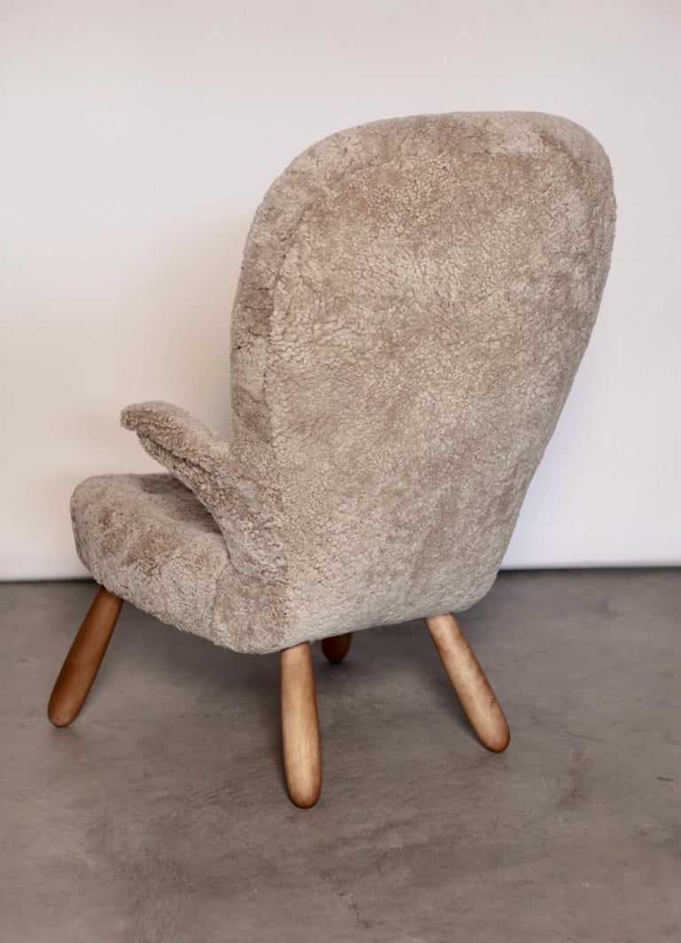 Philip Arctander, a Rare High Back 'Clam' Lounge Chair, Sweden, 1940s ...