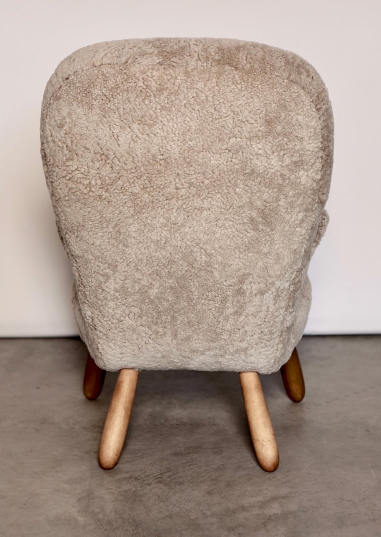 Philip Arctander, a Rare High Back 'Clam' Lounge Chair, Sweden, 1940s ...