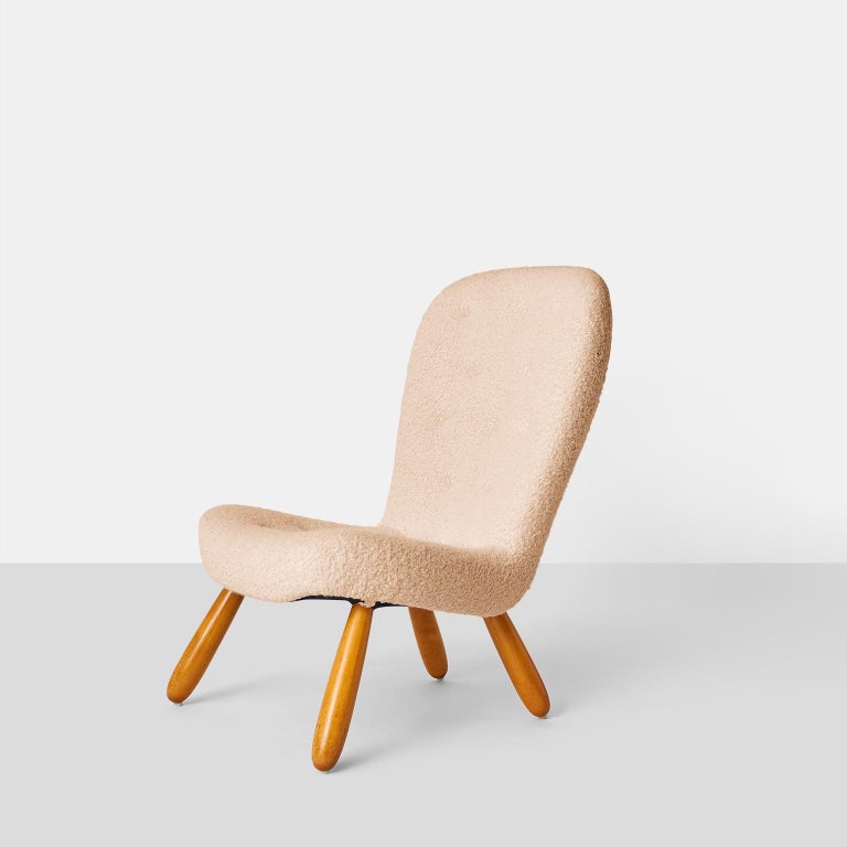 Philip Arctander Armless Clam Chair For Sale at 1stDibs