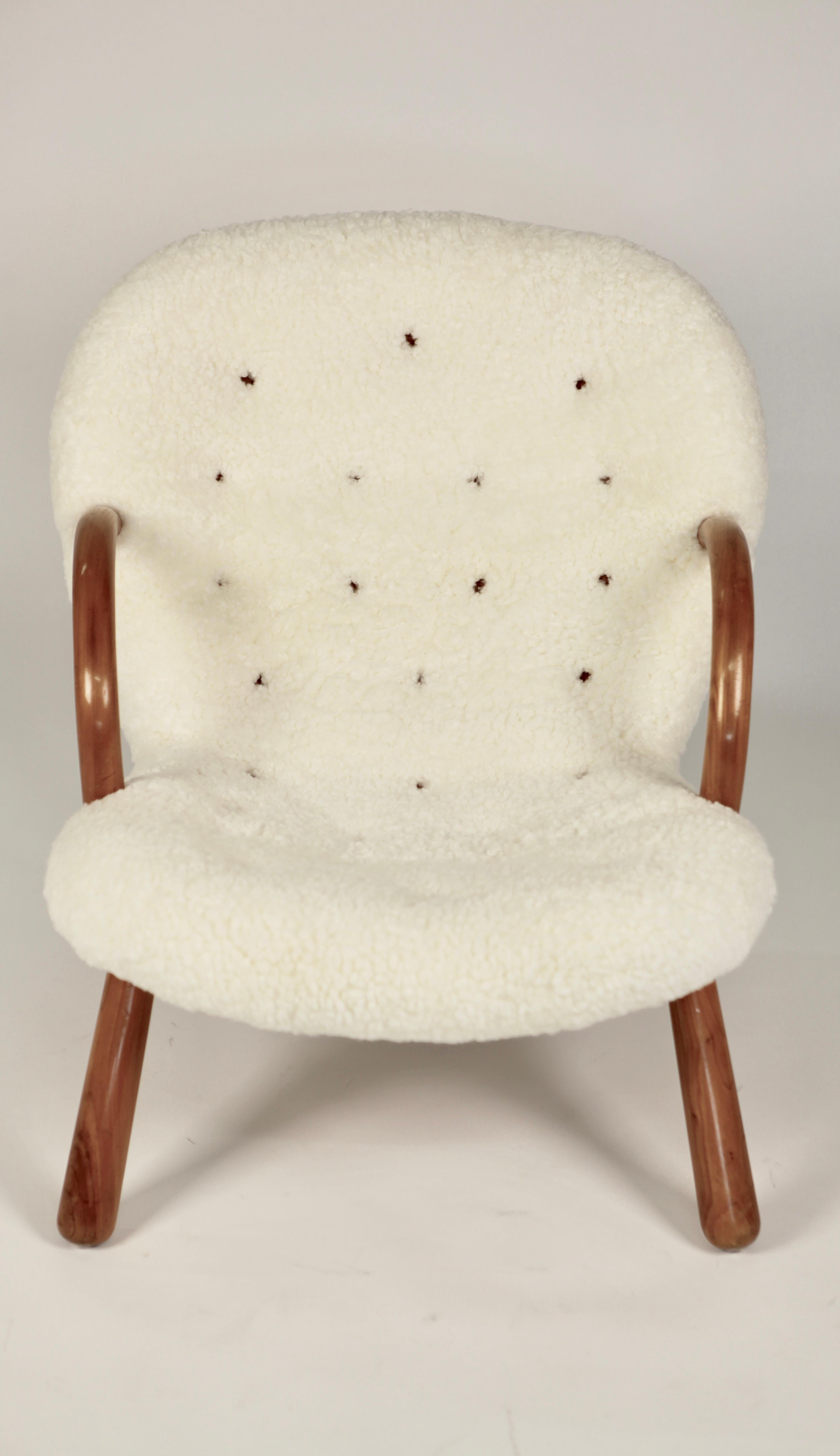 Philip Arctander Clam Chair by Nordisk Stål Denmark, 1940s at 1stDibs ...