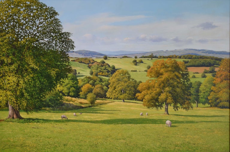 Philip Gerrard - A FINE VIEW, Painting, Oil on MDF Panel For Sale at ...