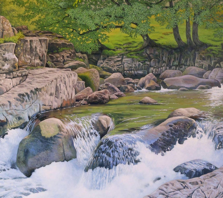 Philip Gerrard - A Secret Place, Painting, Oil on MDF Panel For Sale at ...