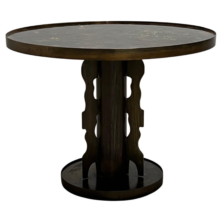 Philip and Kelvin LaVerne Bronze Side Table at 1stDibs