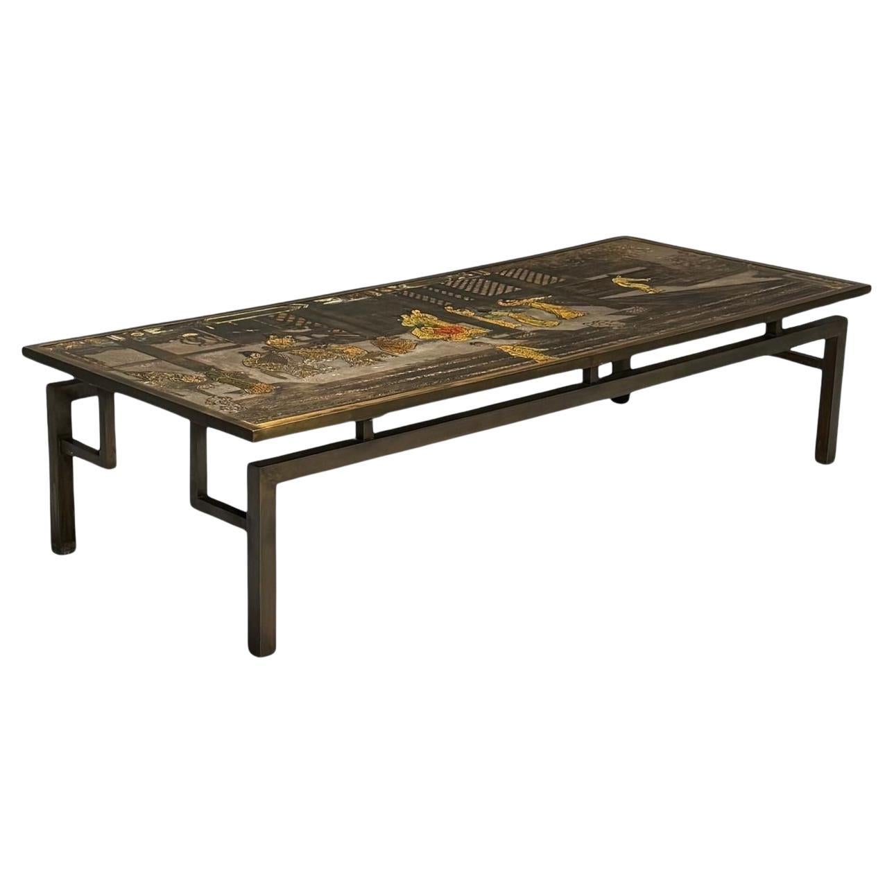 Philip and Kelvin LaVerne, Mid-Century Modern, Chin Ying Coffee Table ...