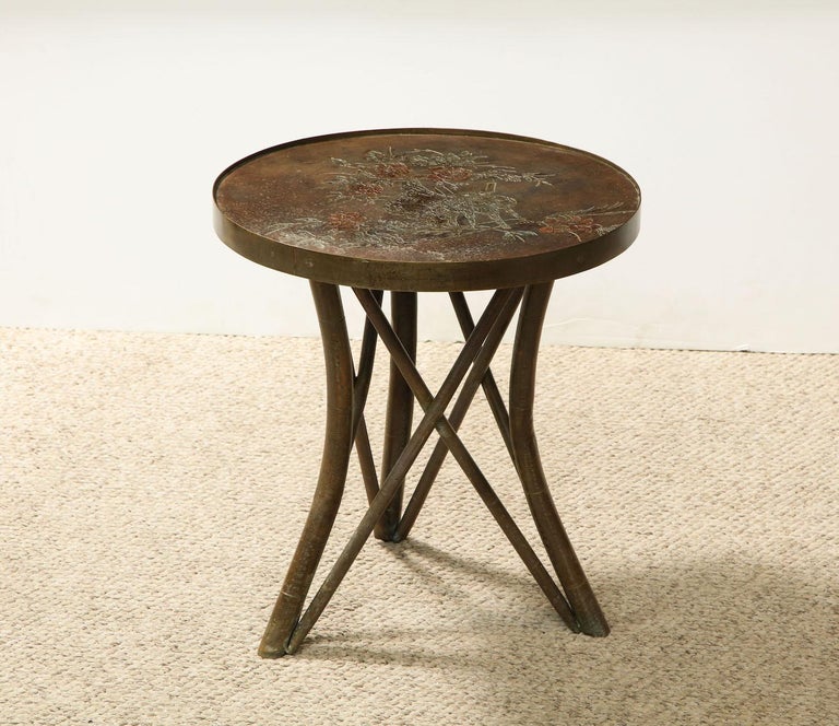 Philip and Kelvin LaVerne Side Table For Sale at 1stDibs