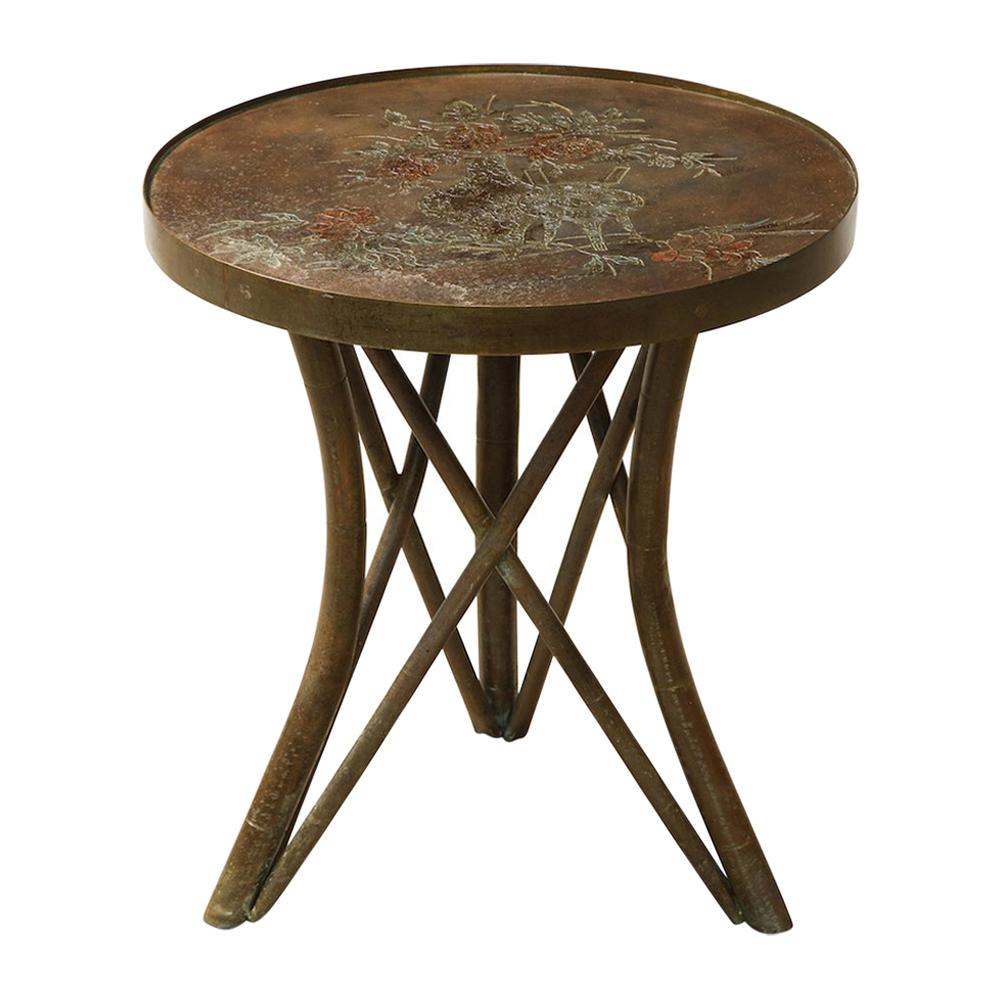 Philip and Kelvin LaVerne Side Table For Sale at 1stDibs