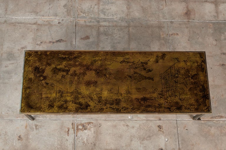 Philip and Kelvin Laverne Style Coffee Table at 1stDibs