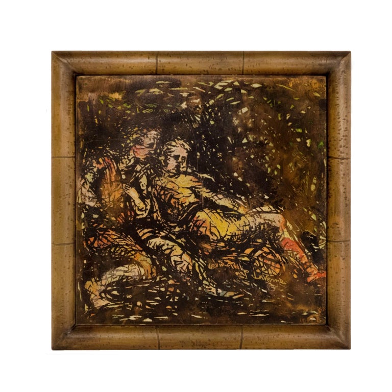 Philip and Kelvin LaVerne Unique Pair of Paintings "Redemption" 1960s ...