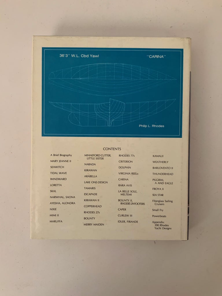Philip L. Rhodes and His Yacht Designs Hard Cover Book, 1981 at 1stDibs
