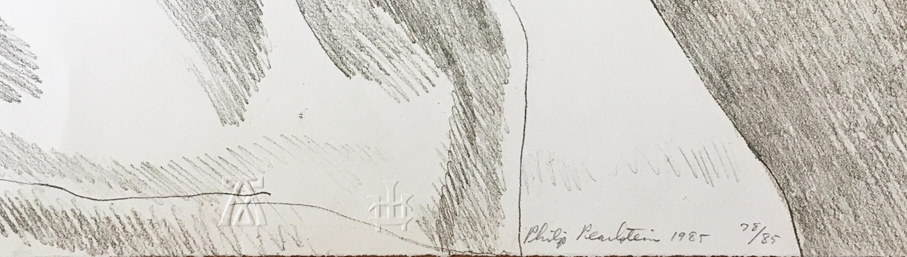 Philip Pearlstein - Untitled Nude, from Atelier International Portfolio ...