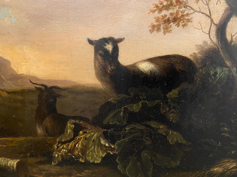 Philip Reinagle - Landscape with goats For Sale at 1stDibs