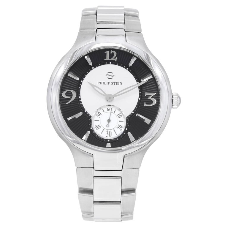 Philip Stein Signature Novalties Stainless Steel Quartz Mens Watch 43 ...